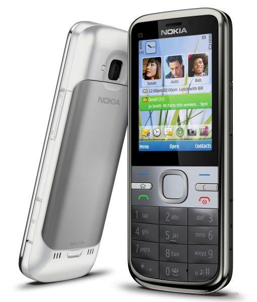 [ต่างประเทศ] โนเกียเผยภาพ Nokia C5 5MP ซิมเบี้ยนโฟนรุ่นเก่า นำมาแปลงโฉม ...