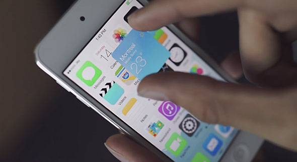 เผยคลิป คอนเซ็ปต์ iOS 8 สุดเจ๋ง มาพร้อมกับ Live Tiles ที่ปรับขนาดได้ ...