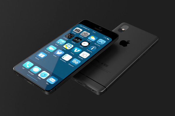 ภาพคอนเซปท์ iPhone 5X กับการผสมผสานดีไซน์ของ iPhone 5 และ iPhone X เข้า ...