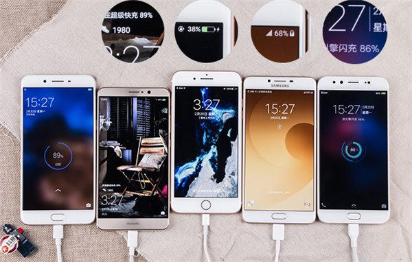 เปรียบเทียบฟีเจอร์ Quick Charge ของ Huawei Mate 9, Samsung Galaxy C9 ...