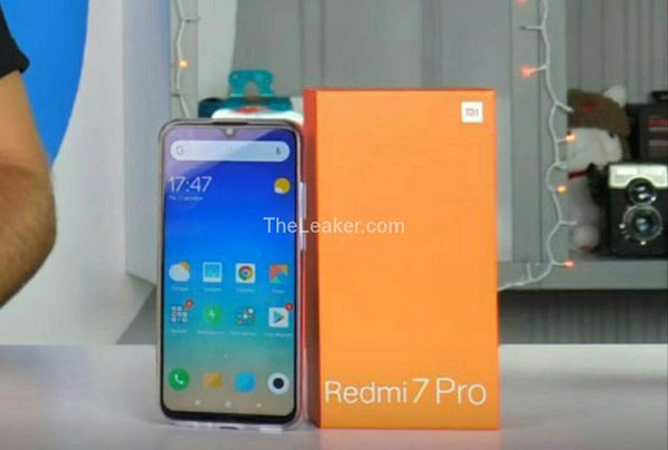 Xiaomi Redmi 7 Pro หลุดภาพถ่ายตัวเครื่องพร้อมกล่องแพ็คเกจ โชว์จอไร้ขอบ ...