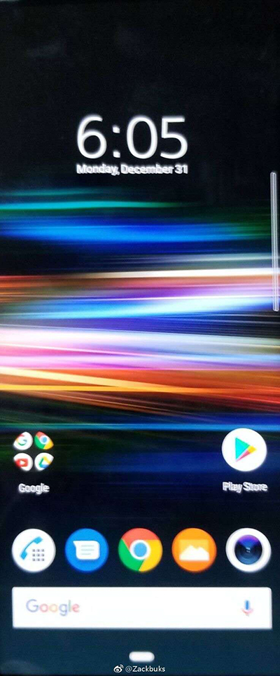 Sony Xperia XZ4 หลุดภาพหน้าจอ Home Screen ยืนยันมากับจอ 21:9 UltraWide ...