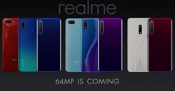 Realme เตรียมเปิดตัวสมาร์ทโฟน 4 กล้อง (Quad Camera) 3 รุ่นรวด ปลายเดือน ...