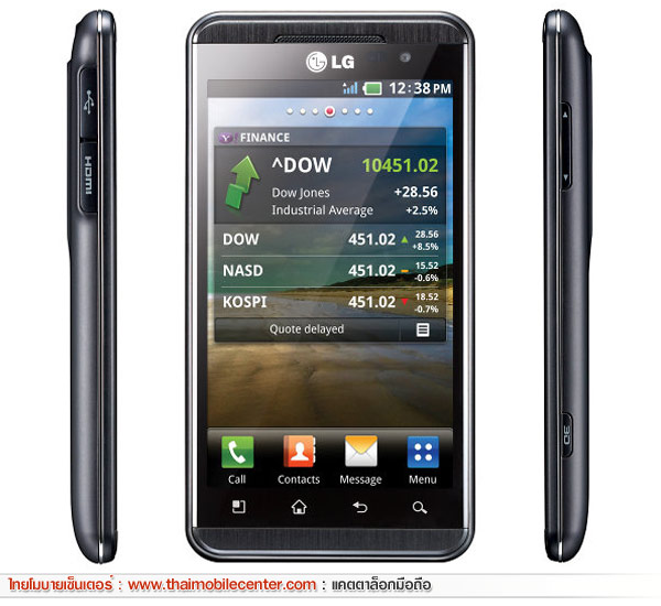 รูปมือถือ LG Optimus 3D P920 :: Thaimobilecenter Mobile Phone Catalog