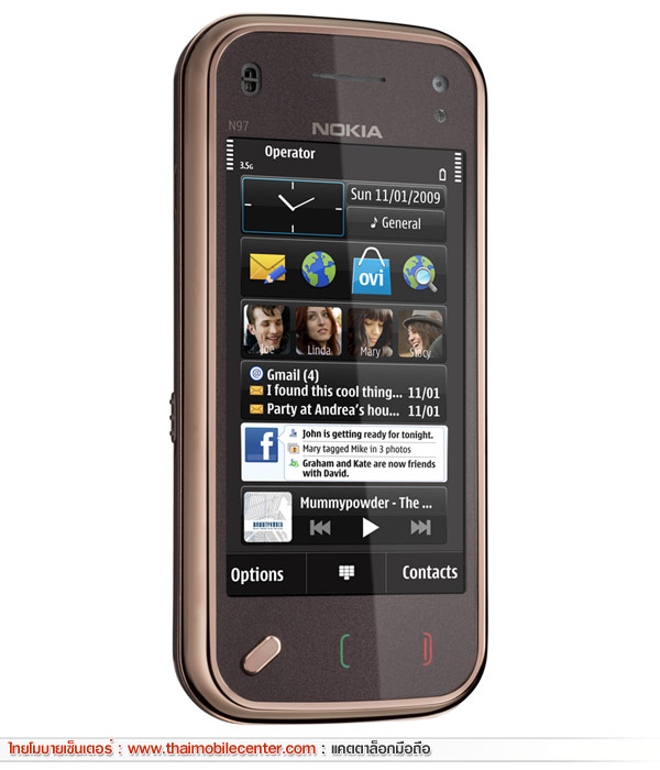 รูปมือถือ Nokia N97 mini :: Thaimobilecenter Mobile Phone Catalog